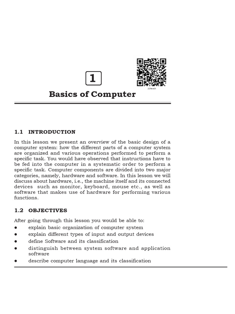 Lesson 1 | PDF | Printer (Computing) | Programming