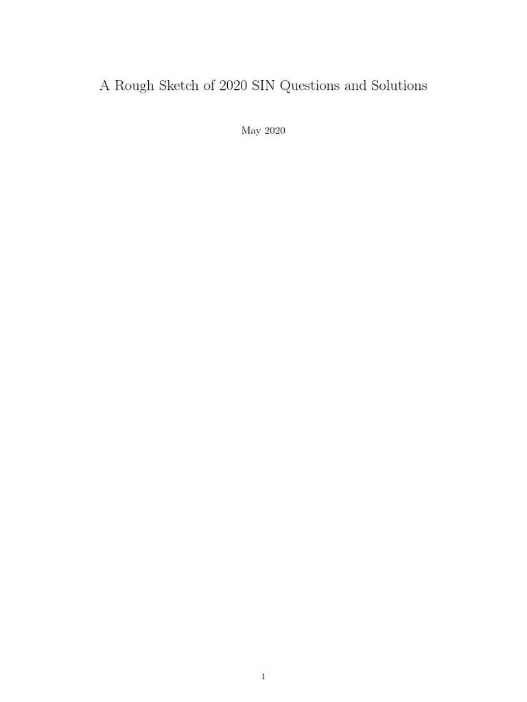 2020 SIN Solutions | PDF | Wavelength | Refractive Index