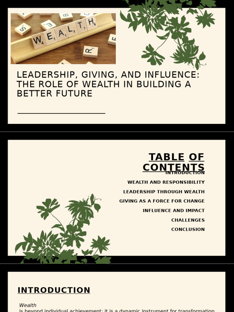 WEALTH MEP PROJECT | PDF | Social Psychology