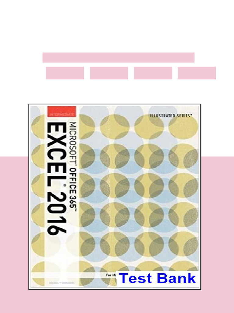 Illustrated Microsoft Office 365 and Excel 2016 Intermediate 1st ...