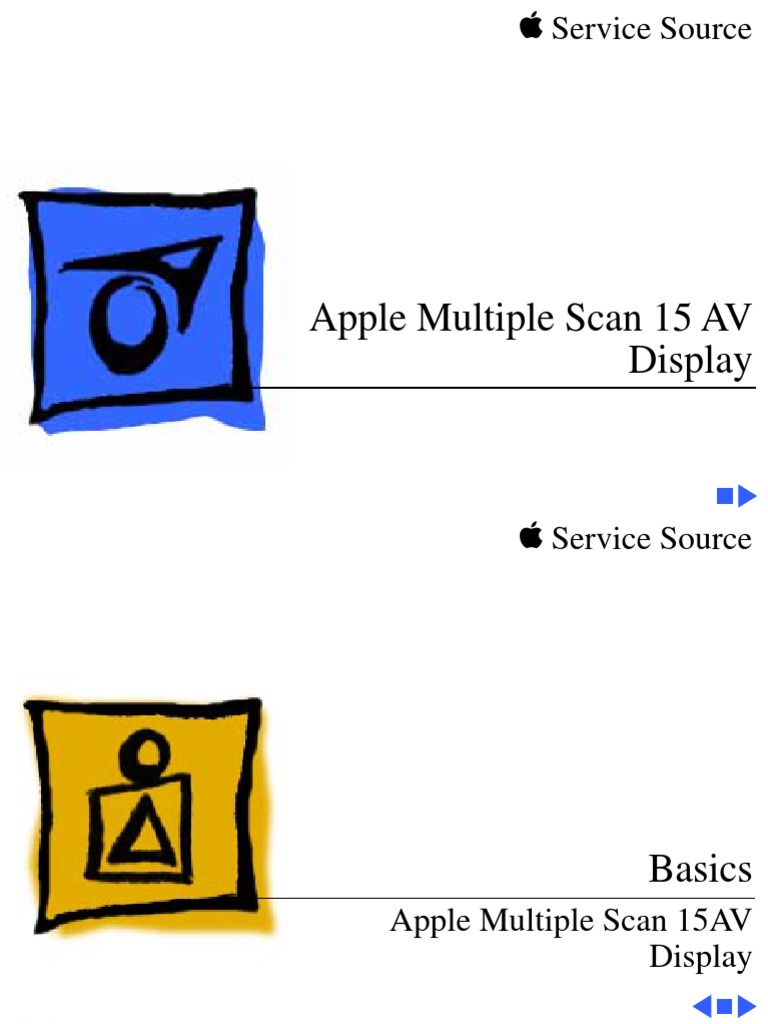 Troubleshooting Guide for the Apple Multiple Scan 15AV Display | PDF | Cathode Ray Tube ...