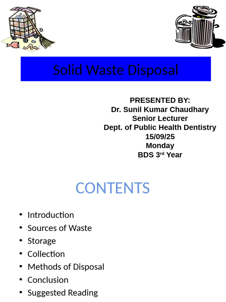 Solid Waste Disposal Methods Explained | PDF | Waste | Compost