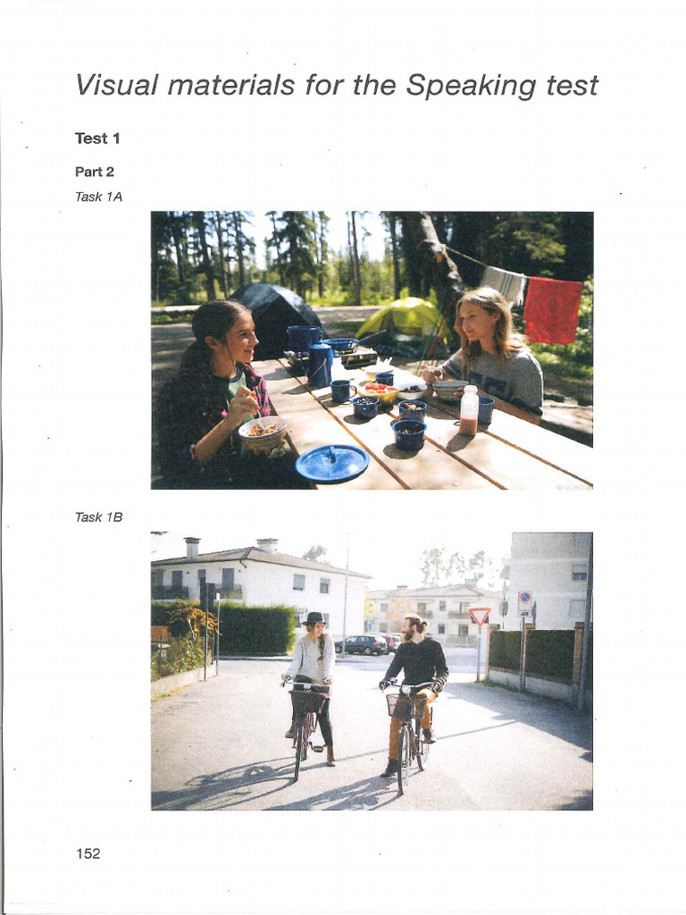 Visual Materials For Speaking Test | PDF