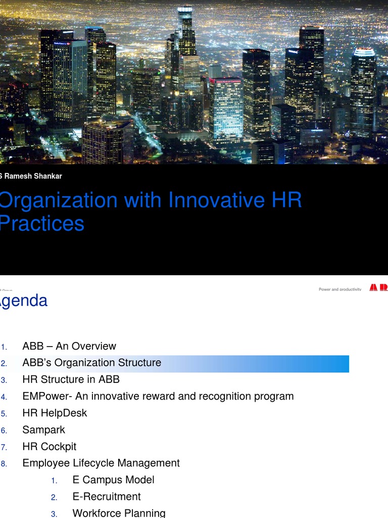 ABB - HR Innovation | PDF | Empowerment | Automation