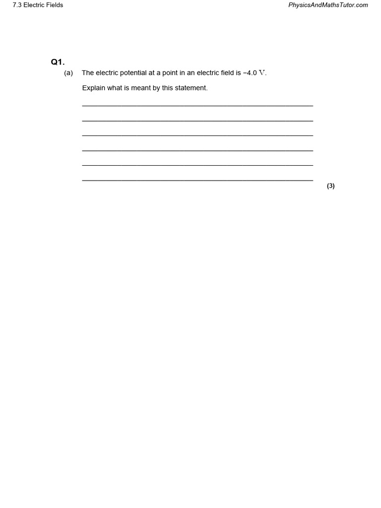 Understanding Electric Fields and Potentials | PDF | Electron | Ionization