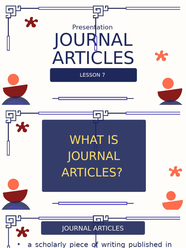 Lesson 7 Journal Articles | PDF | Cognition | Human Communication
