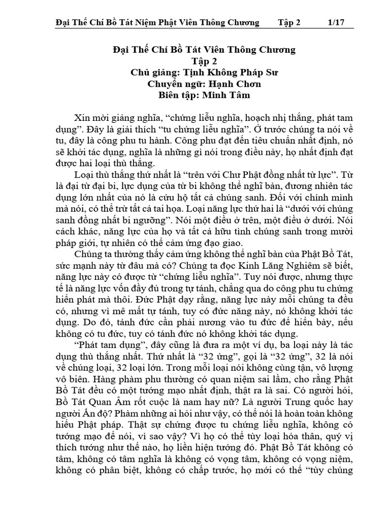 Đại Thế Chí Bồ Tát 2 | PDF