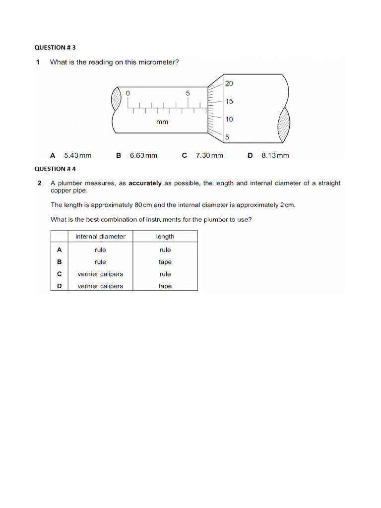 Physical Quantities Units and Measurement P1 (1) .PDF Extracted | PDF