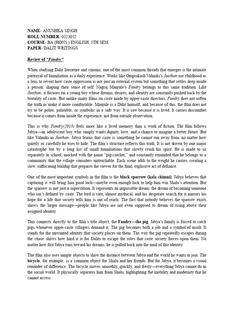Review of "Fandry" | PDF