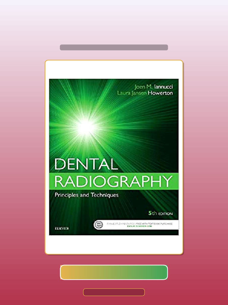 Dental Radiography Principles and Techniques 5th Edition Ebook and ...