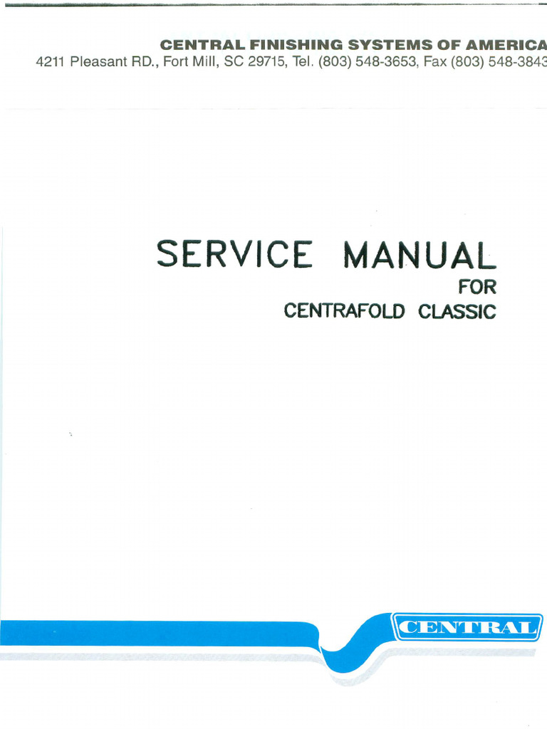 Dob Jensen Classic Folder Manual | PDF