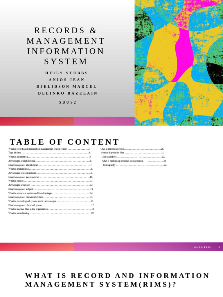Record and Management Information Oa Home Work | PDF | Backup | Computing