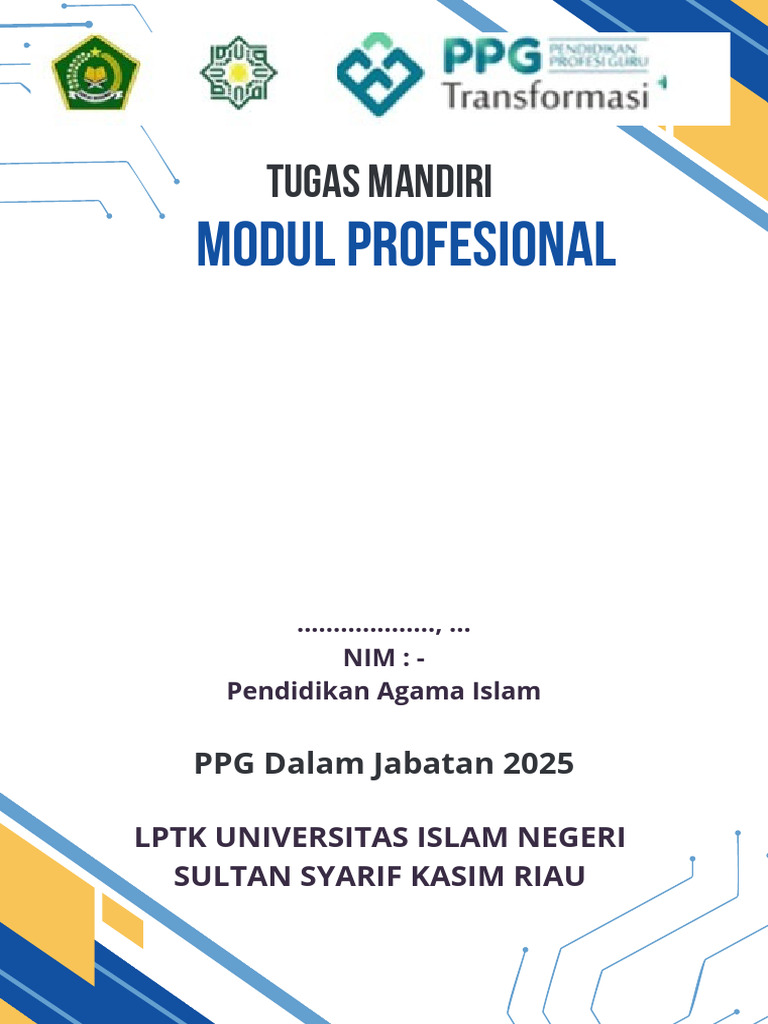 contoh cover Tugas ppg_20251202_005602_0000 | PDF