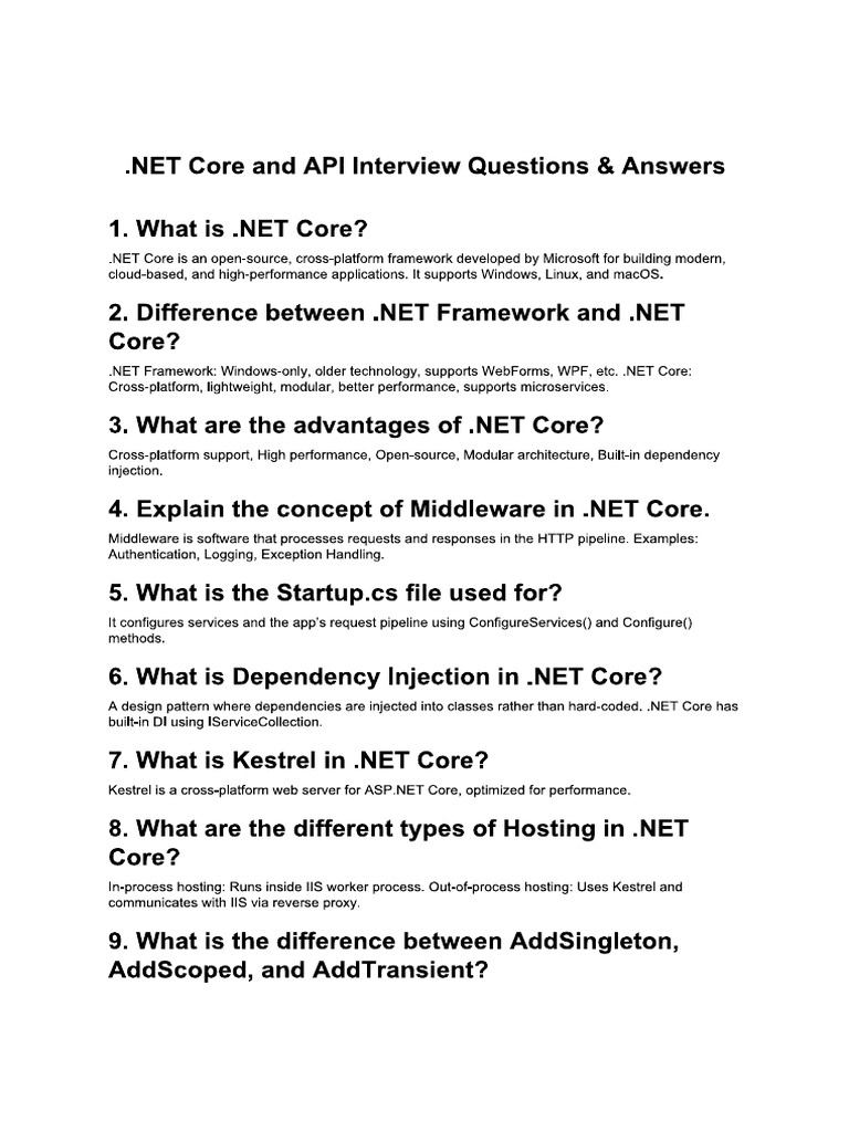 Dotnet | PDF