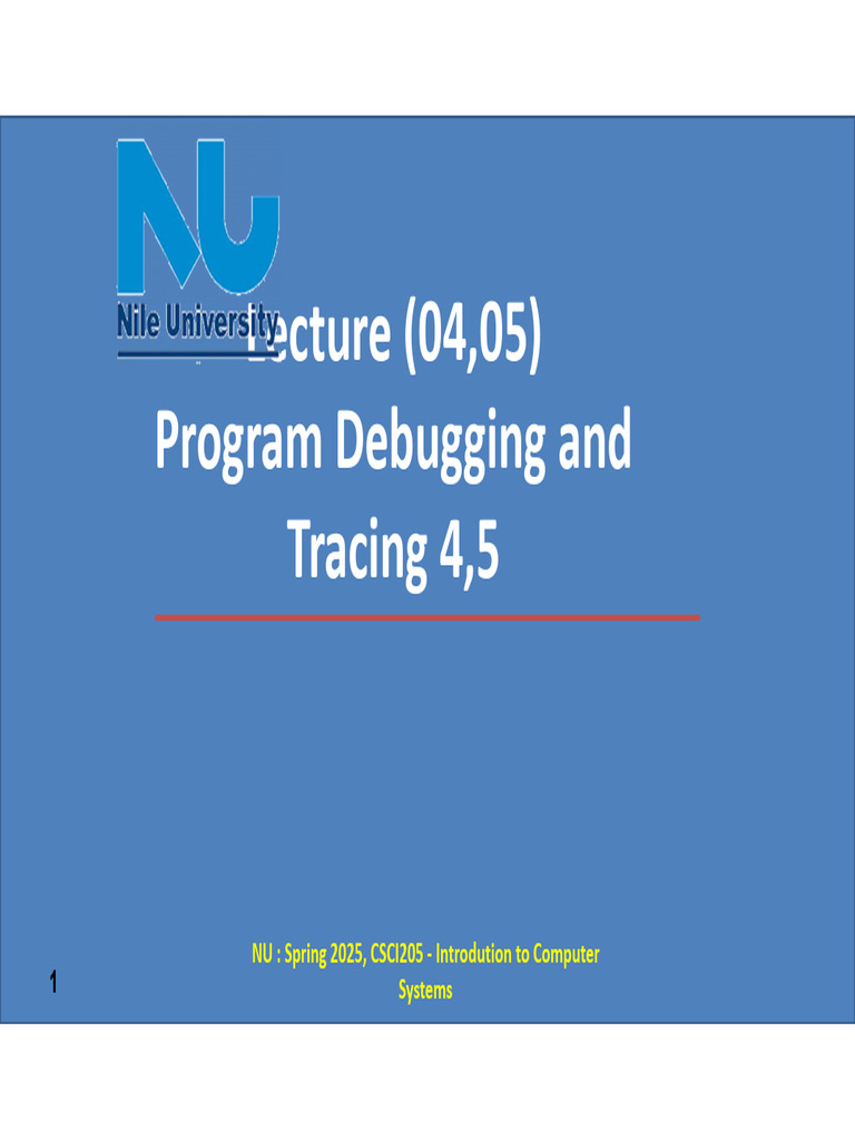 CSCI205 - Introduction To Computer System - Lecture 04,05 | PDF ...