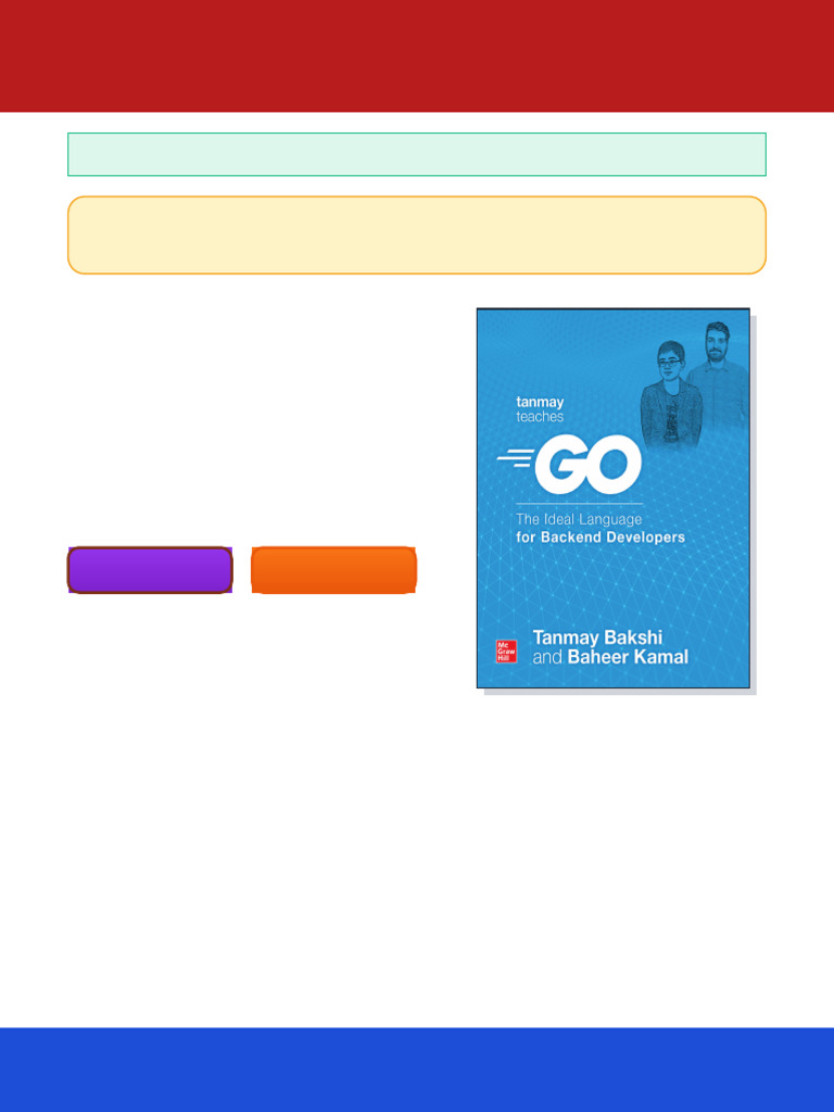 Tanmay Teaches Go: the Ideal Language for Backend Developers Bakshi ...