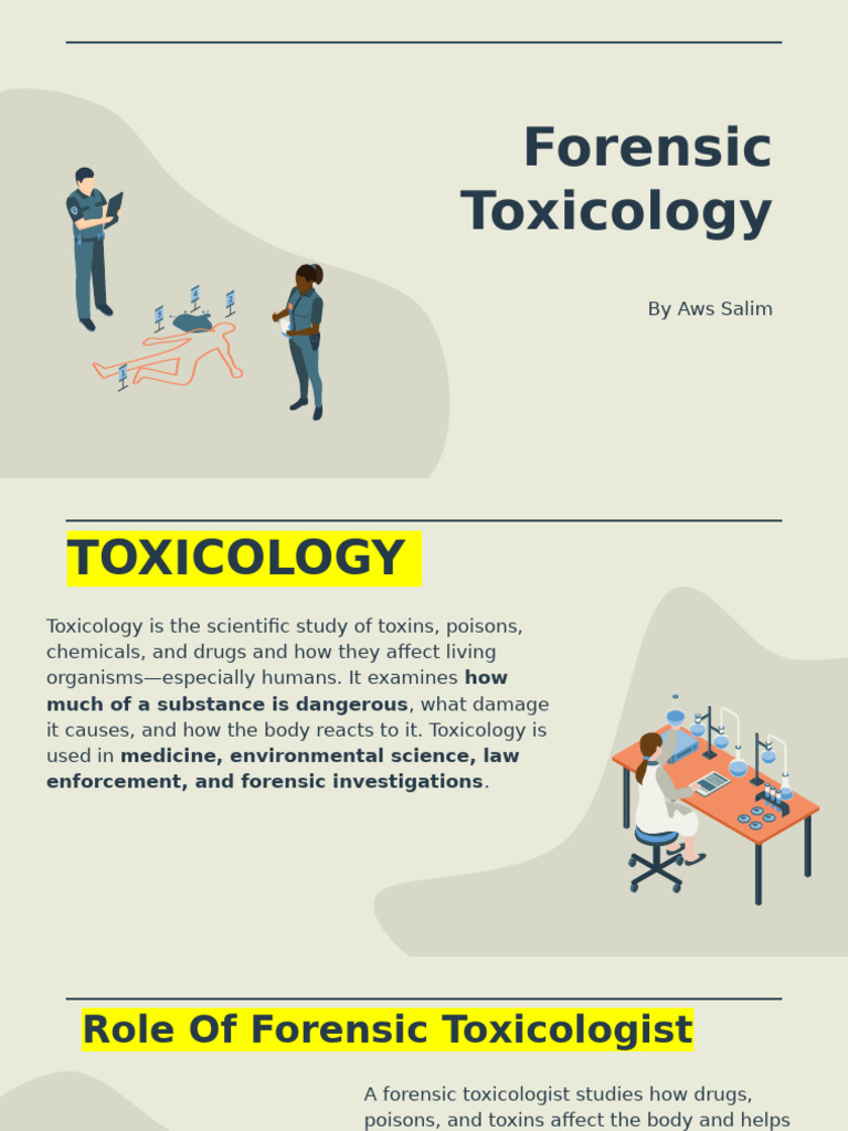 Forensic Toxicology Overview and Insights | PDF | Substance Abuse ...