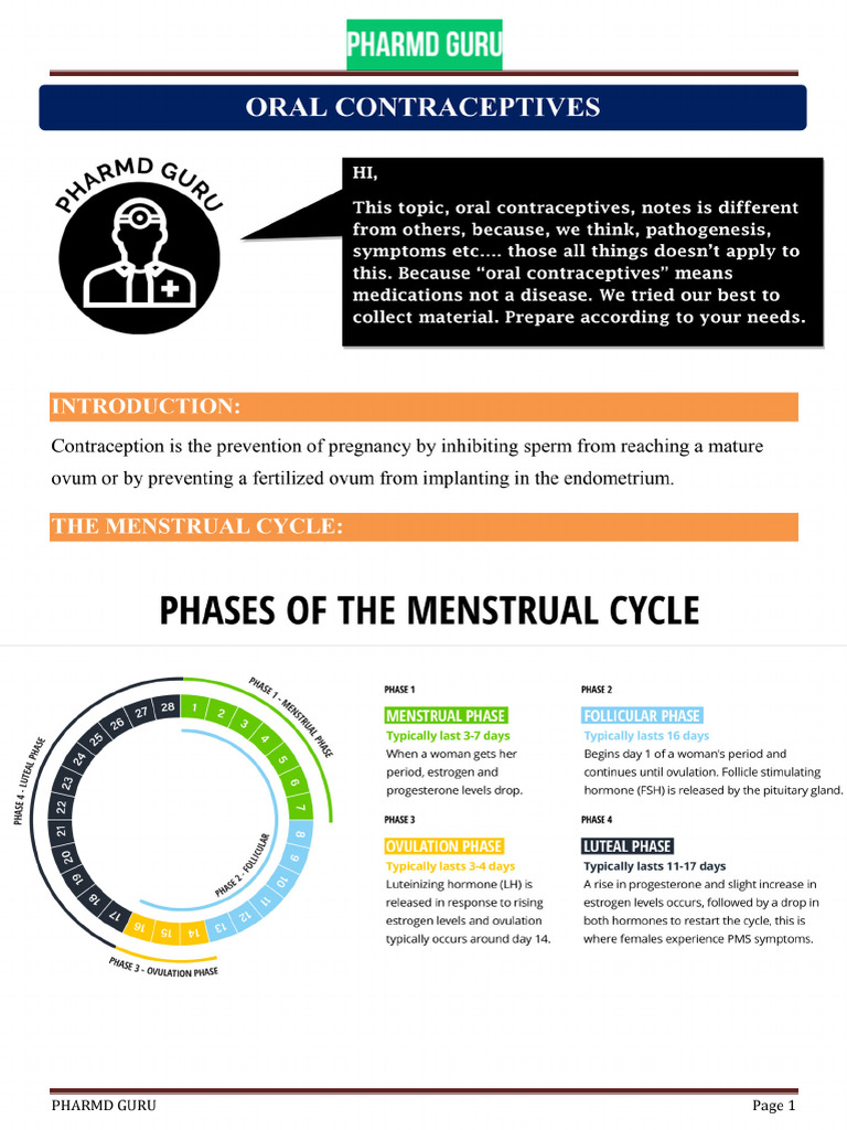 13 Oral Contraceptives 3200 PDF - Gdrive.vip | PDF