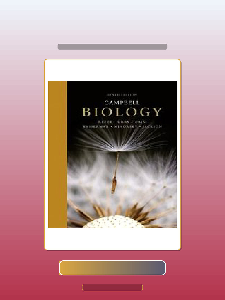 Campbell Biology Reece 10th Edition Ebook and TestBank Bundle Exam Prep ...