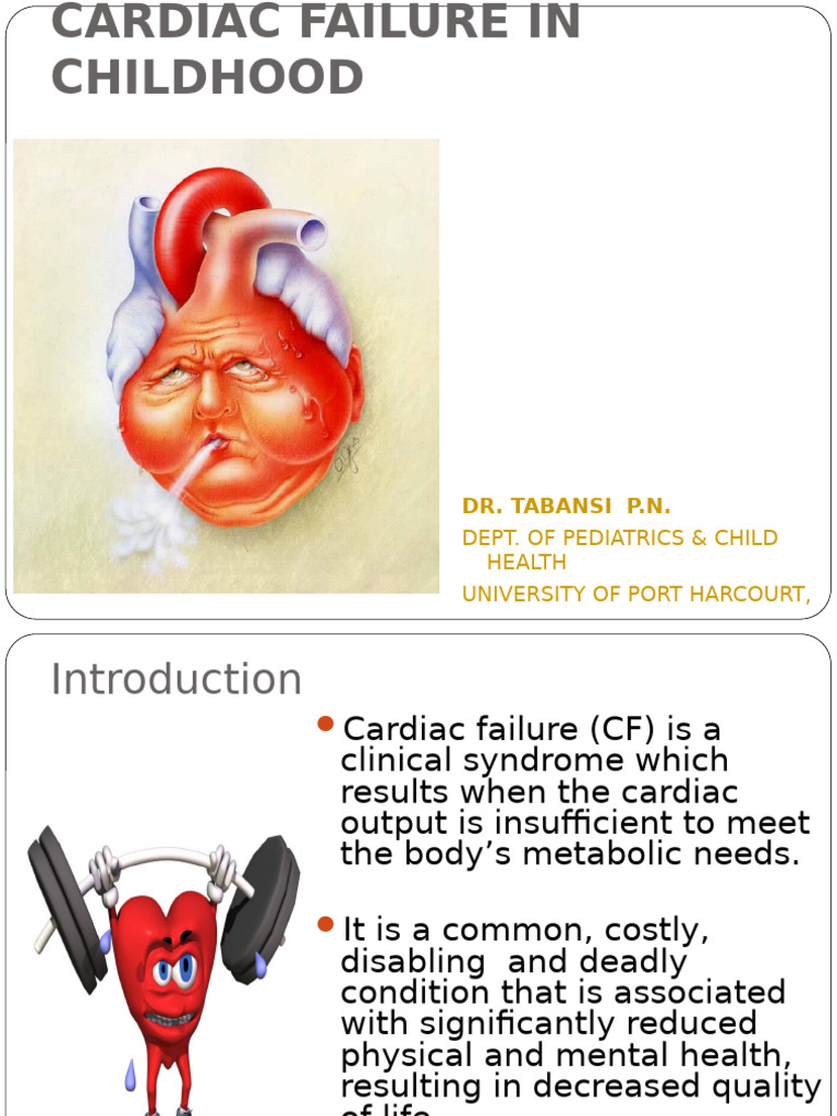 Childhood Cardiac Failure Overview | PDF | Heart Failure | Heart