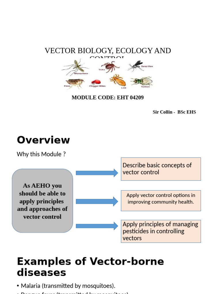Introduction + Arthropods Vector - Collins | PDF | Mosquito