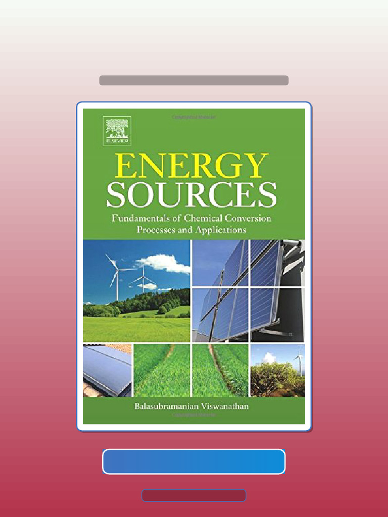 Bundle of Energy Sources Fundamentals of Chemical Conversion Processes ...