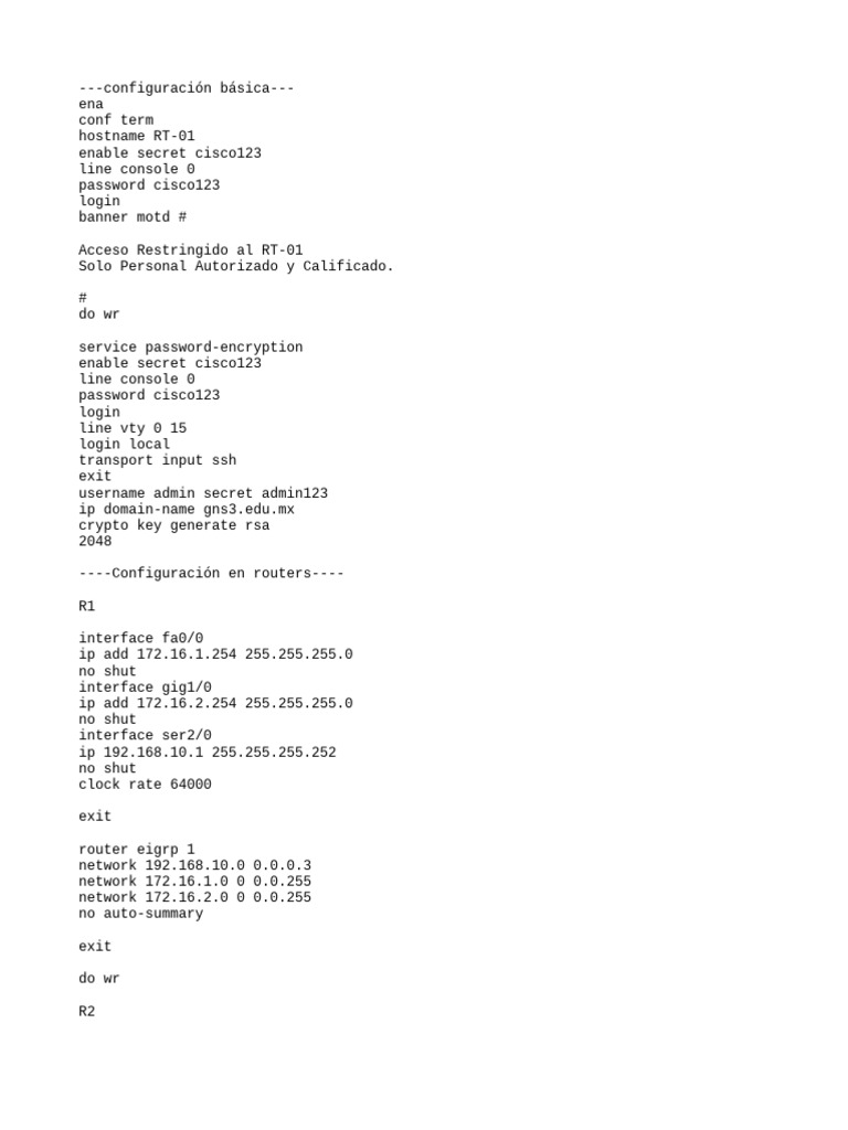 Practica ACL | PDF | Network Architecture | Internet