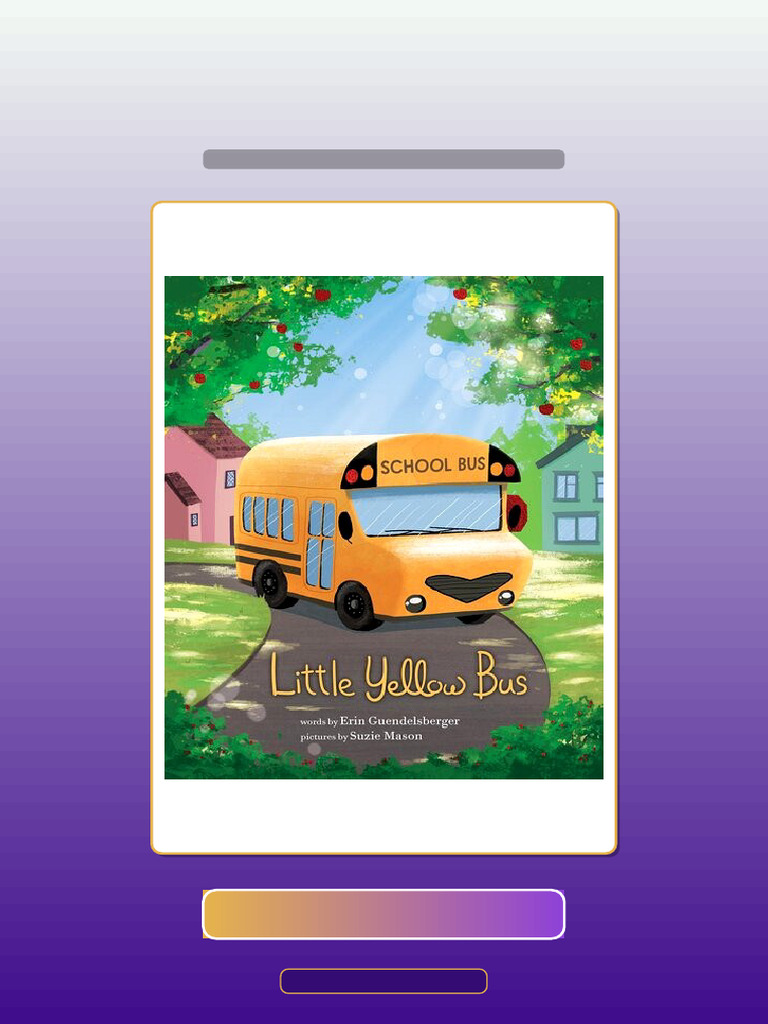 Bundle of Little Yellow Bus Erin Guendelsberger | PDF | Multiple Choice ...
