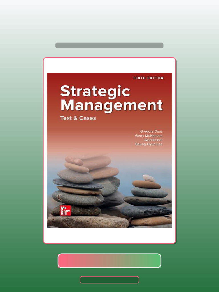 Bundle of Strategic Management Text and Case 10th Edition Gregory Dess ...