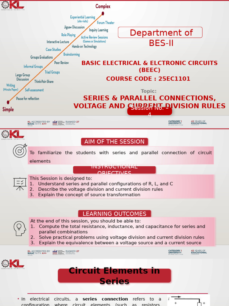 S04 - Series Parallel Connections, VDR and CDRs | PDF | Series And ...