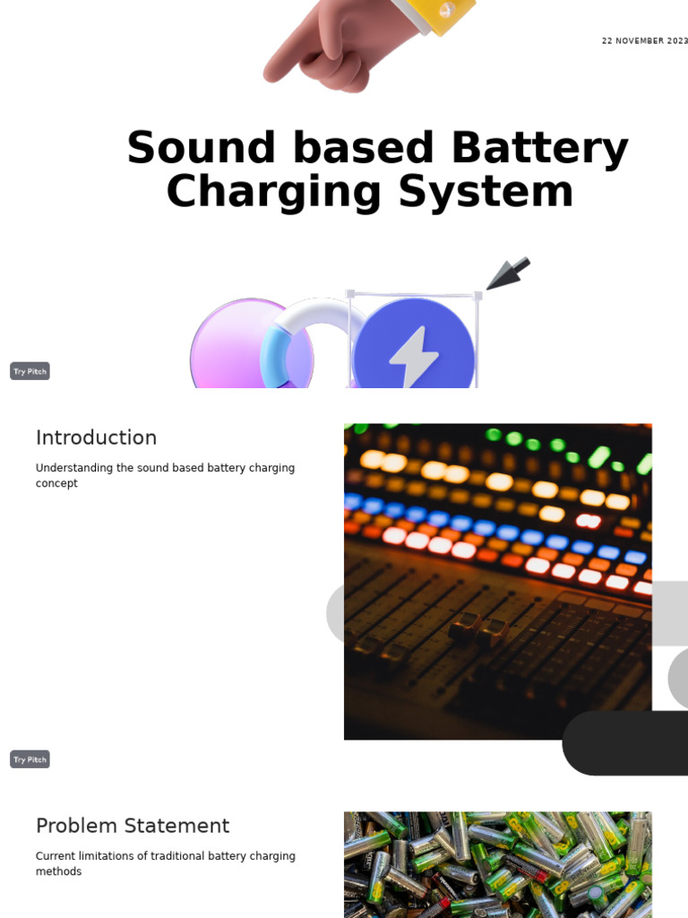 AI Sound Battery Charging System | PDF