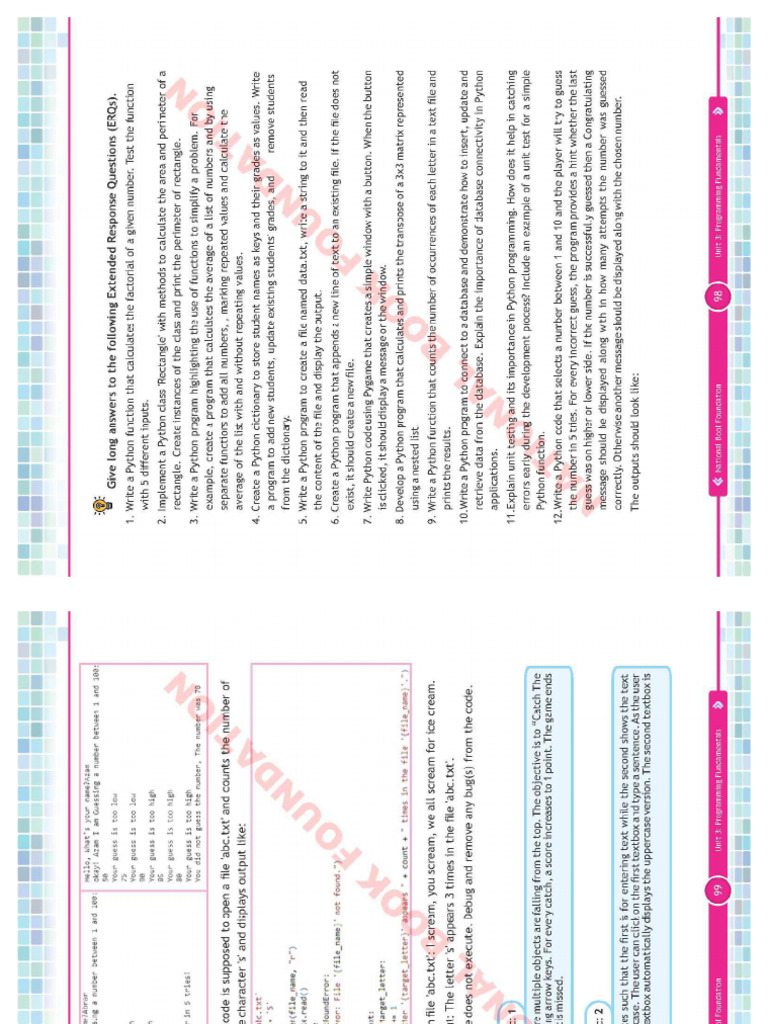 CS 12 CH 3 CRQs | PDF