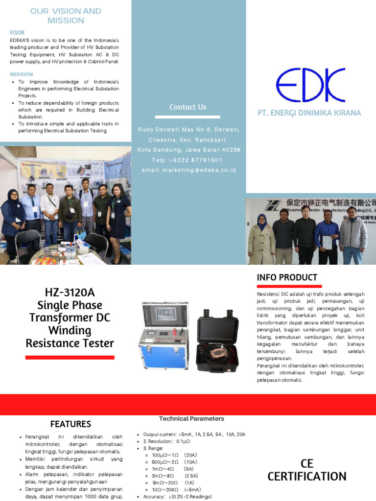 Brosur Alat Uji Pt. Edk | PDF
