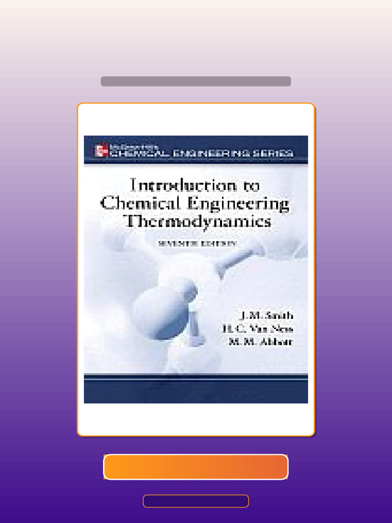 Accompany Introduction To Chemical Engineering Thermodynamics 7th ...