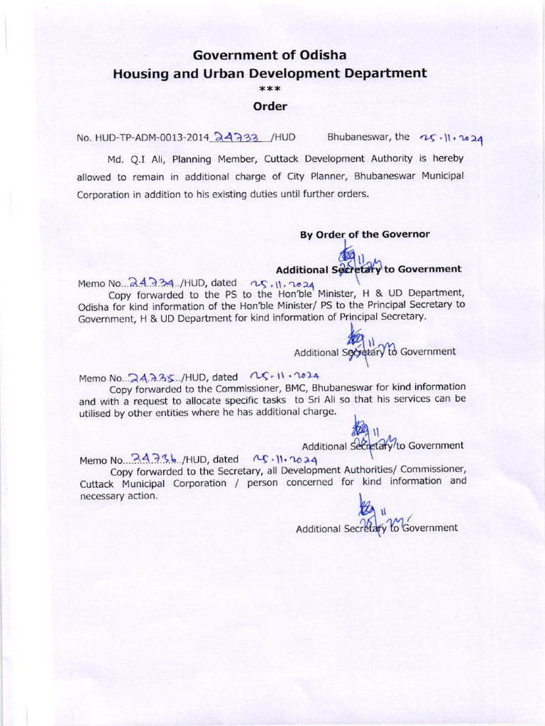BMC City Planner Order | PDF