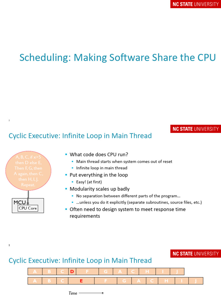02 Sharing the CPU | PDF | Scheduling (Computing) | Thread (Computing)