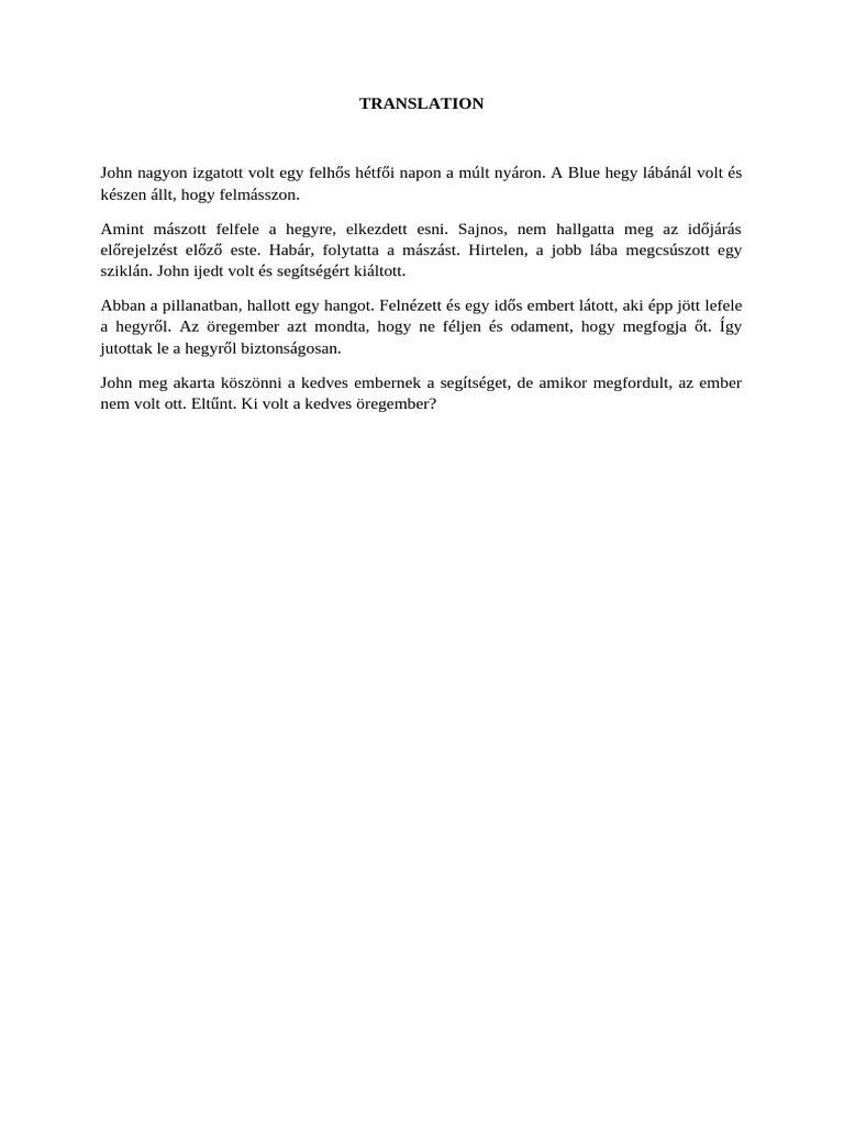 Translation 1 | PDF
