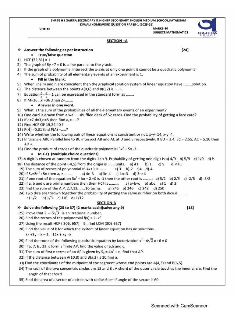 SS Maths Computer PDF | PDF
