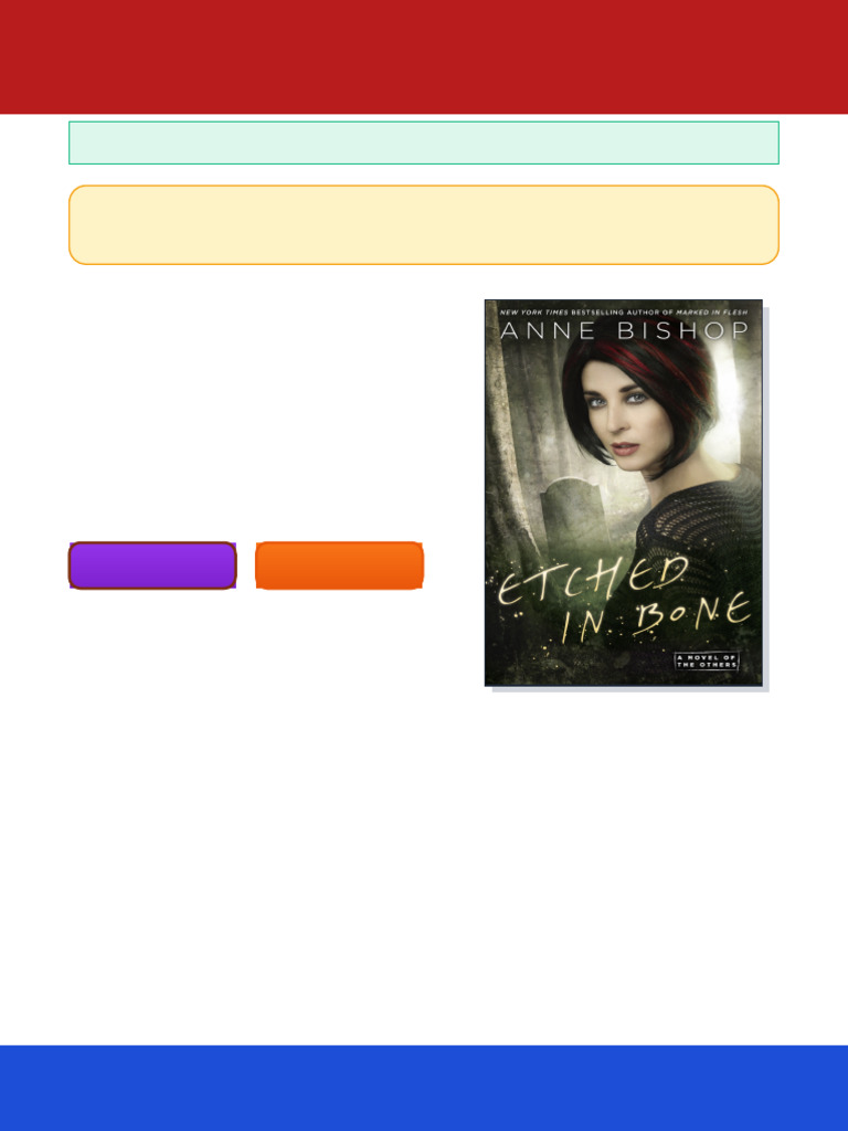 Etched in Bone The Others 05 First Edition Anne Bishop ebook digital ...