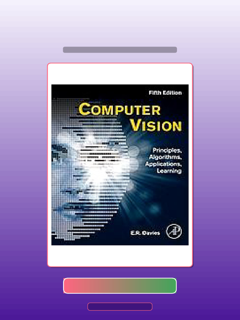 Test Bank of Computer Vision Theory Algorithms Practicalities Fifth ...