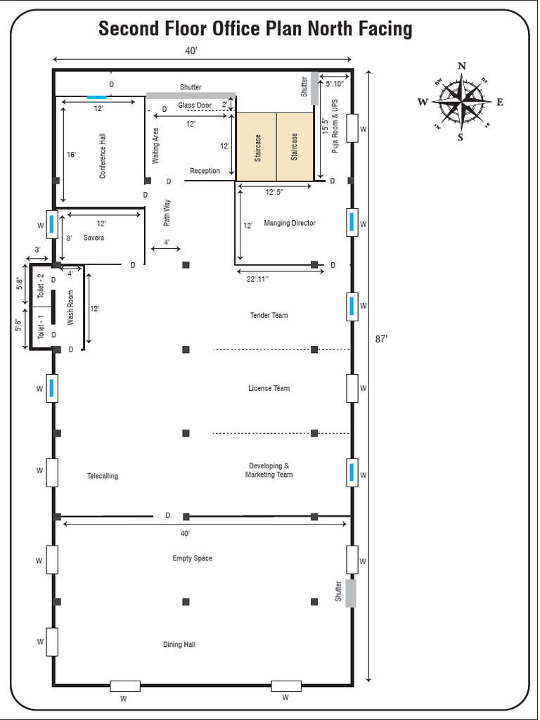TD Office Layout New-1 | PDF