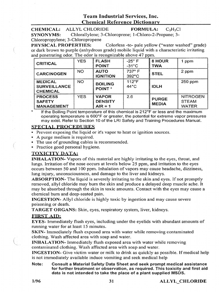 Chemical Reference Dictionary (059-087) | PDF