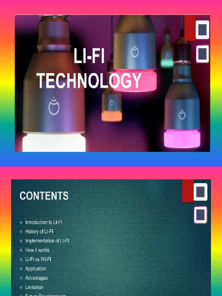 Li-Fi Technology | PDF