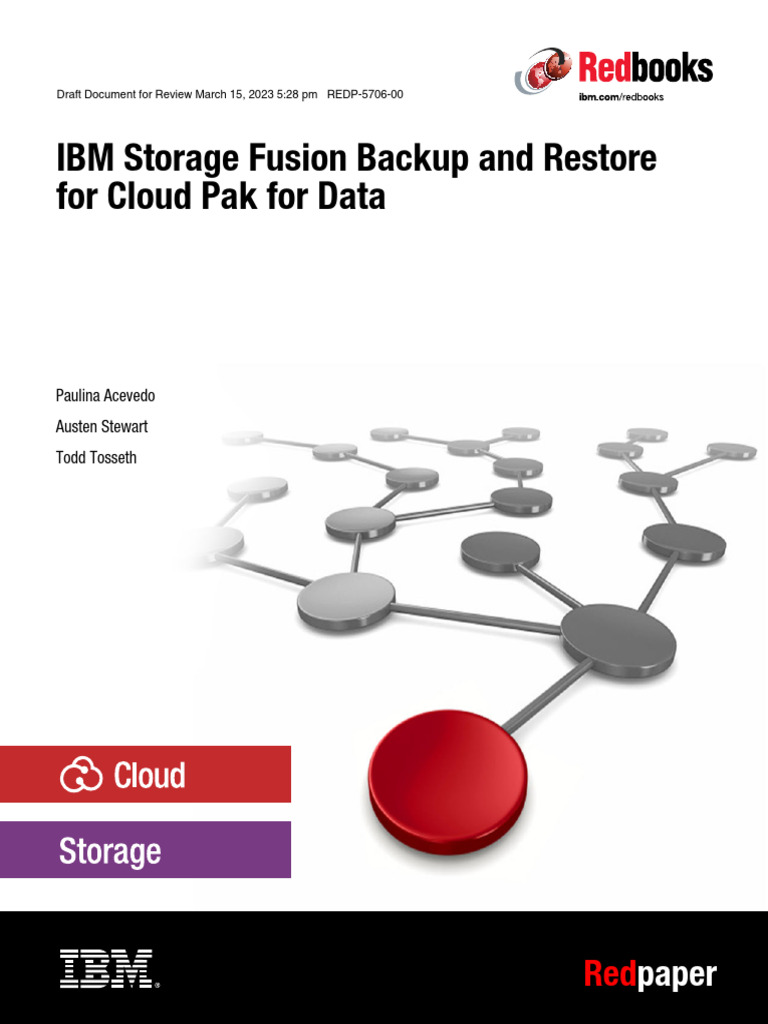 Redp5706_IBM Storage Fusion Backup and Restore for Cloud Pak for Data ...