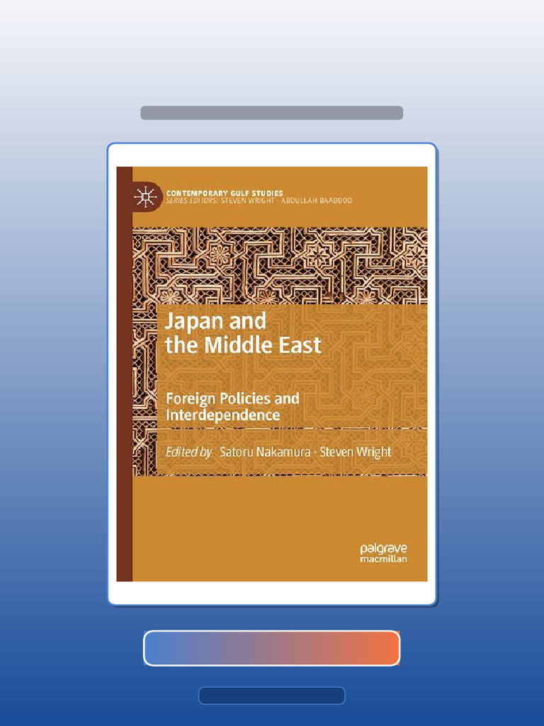 Test Bank of Japan and the Middle East Foreign Policies and ...
