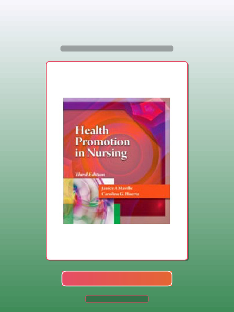 Test Bank For Health Promotion in Nursing 3rd Edition | PDF | Nursing ...