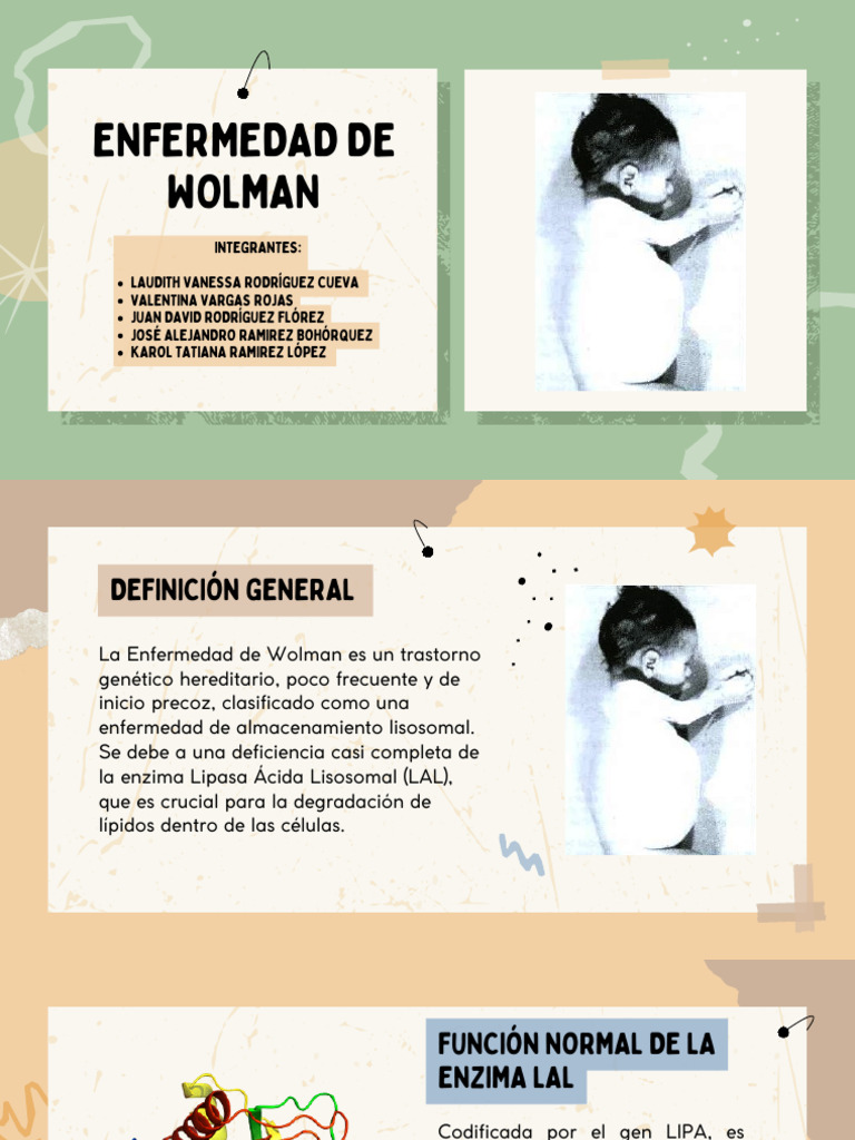 Enfermedad de Wolman: Diagnóstico y Tratamiento | PDF | Enfermedades y ...