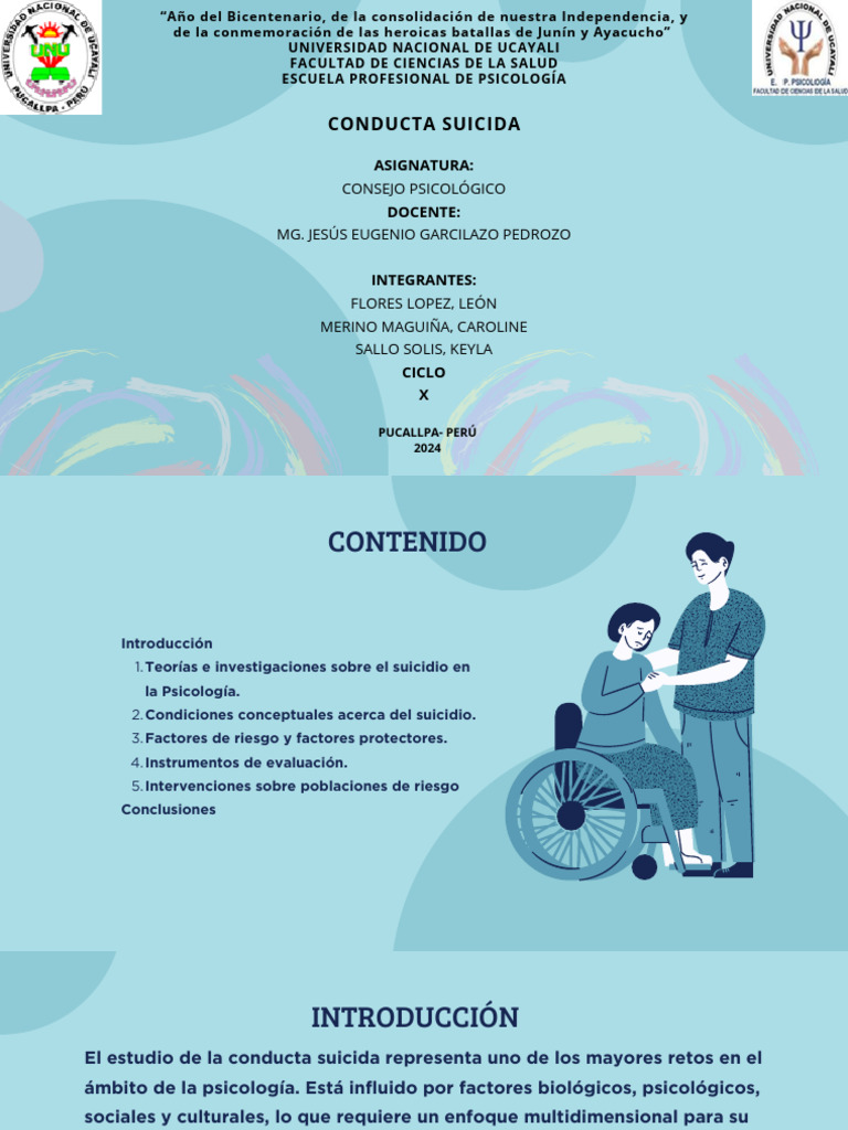 Nº03 - Conducta Suicida | PDF | Suicidio | Trastorno mental