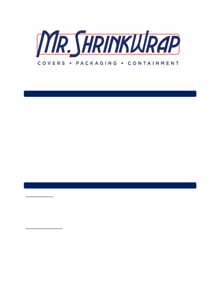 Shrink Film MSDS | PDF | Hazards | Occupational Safety And Health
