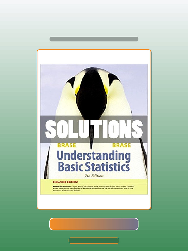 Understanding Basic Statistics Enhanced 7 Ed Brase Ebook and TestBank ...